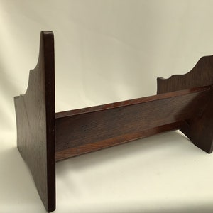 Antique English Oak Book Trough, Novel Rest, Table Book Rack - Etsy