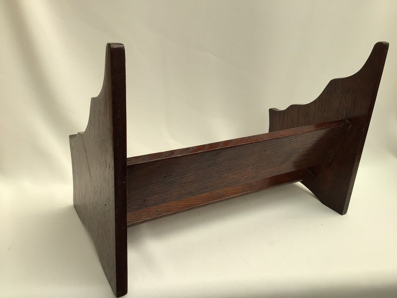 Antique English Oak Book Trough Novel Rest Table Book Rack - Etsy