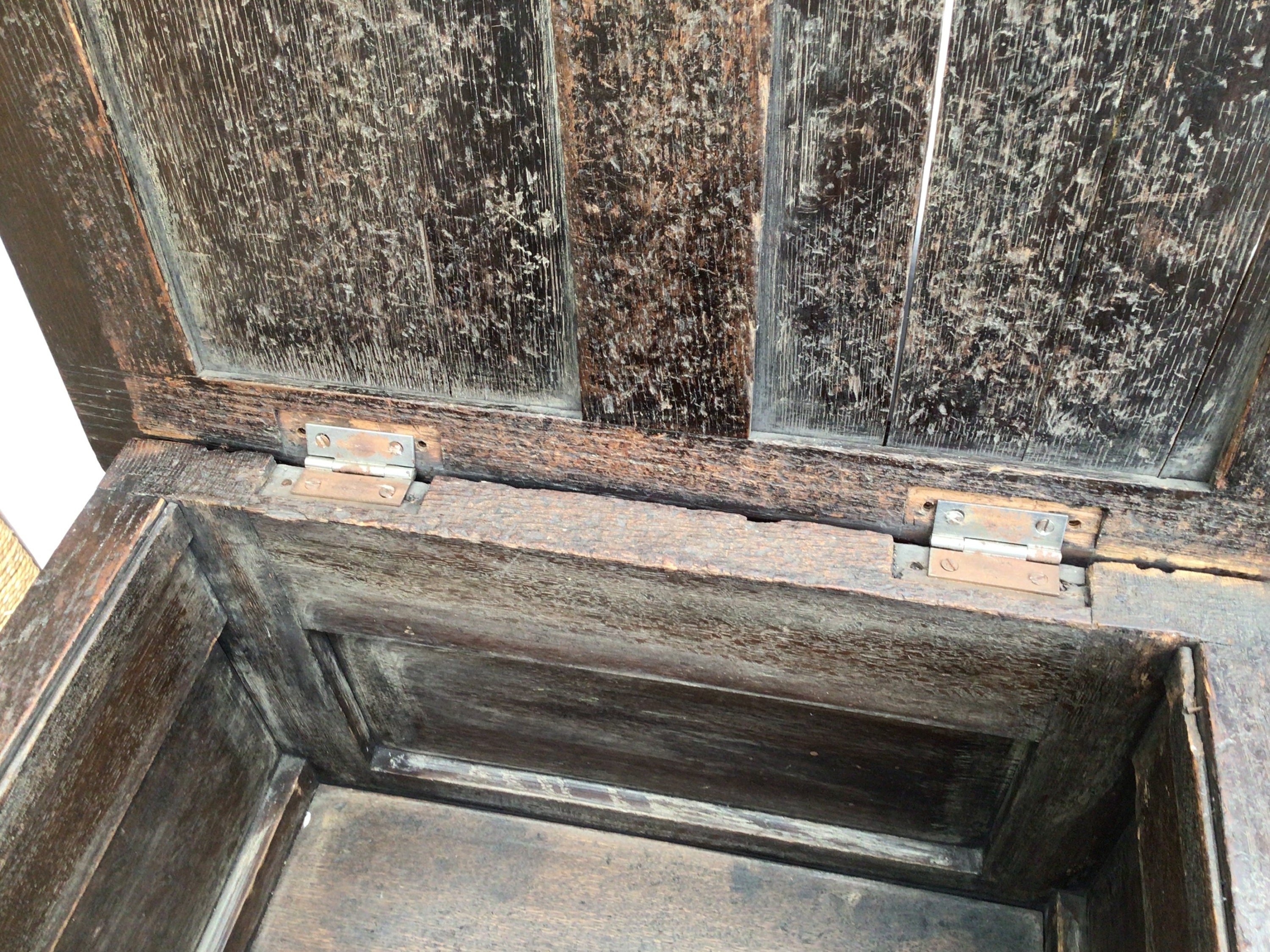 Antique Oak Small Trunk Chest 19th Century English Oak - Etsy