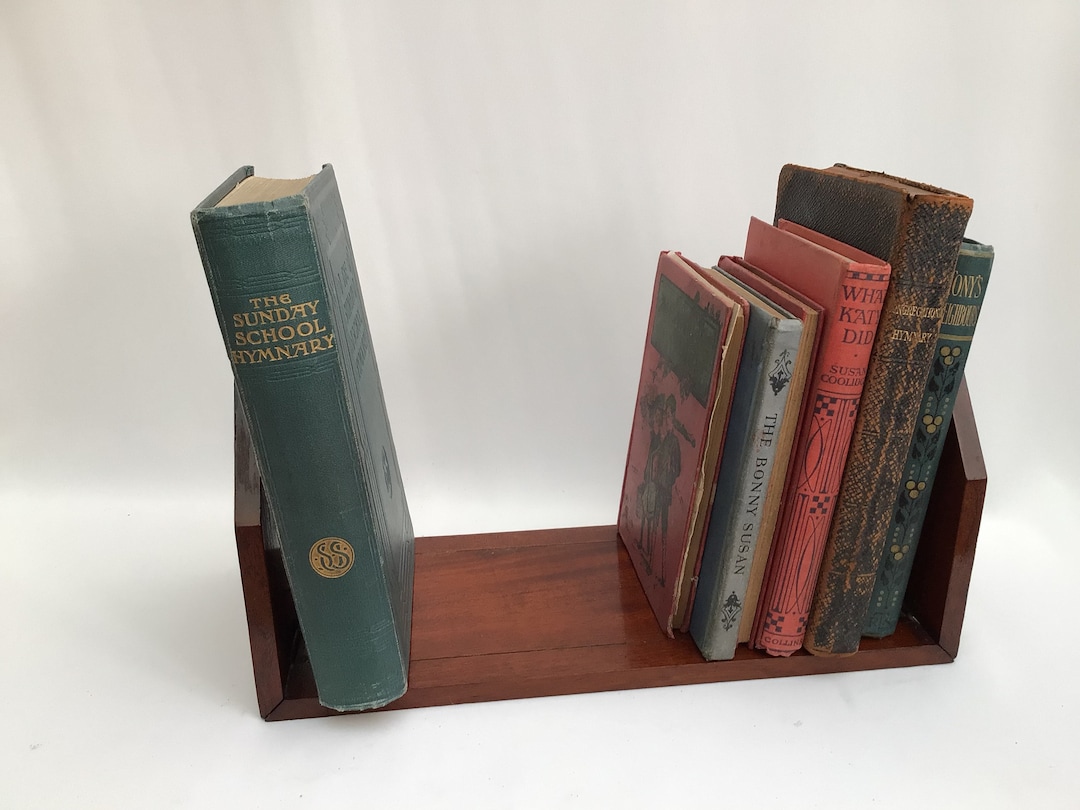 Antique English Mahogany Book Trough, Extendible and Foldable Book ...