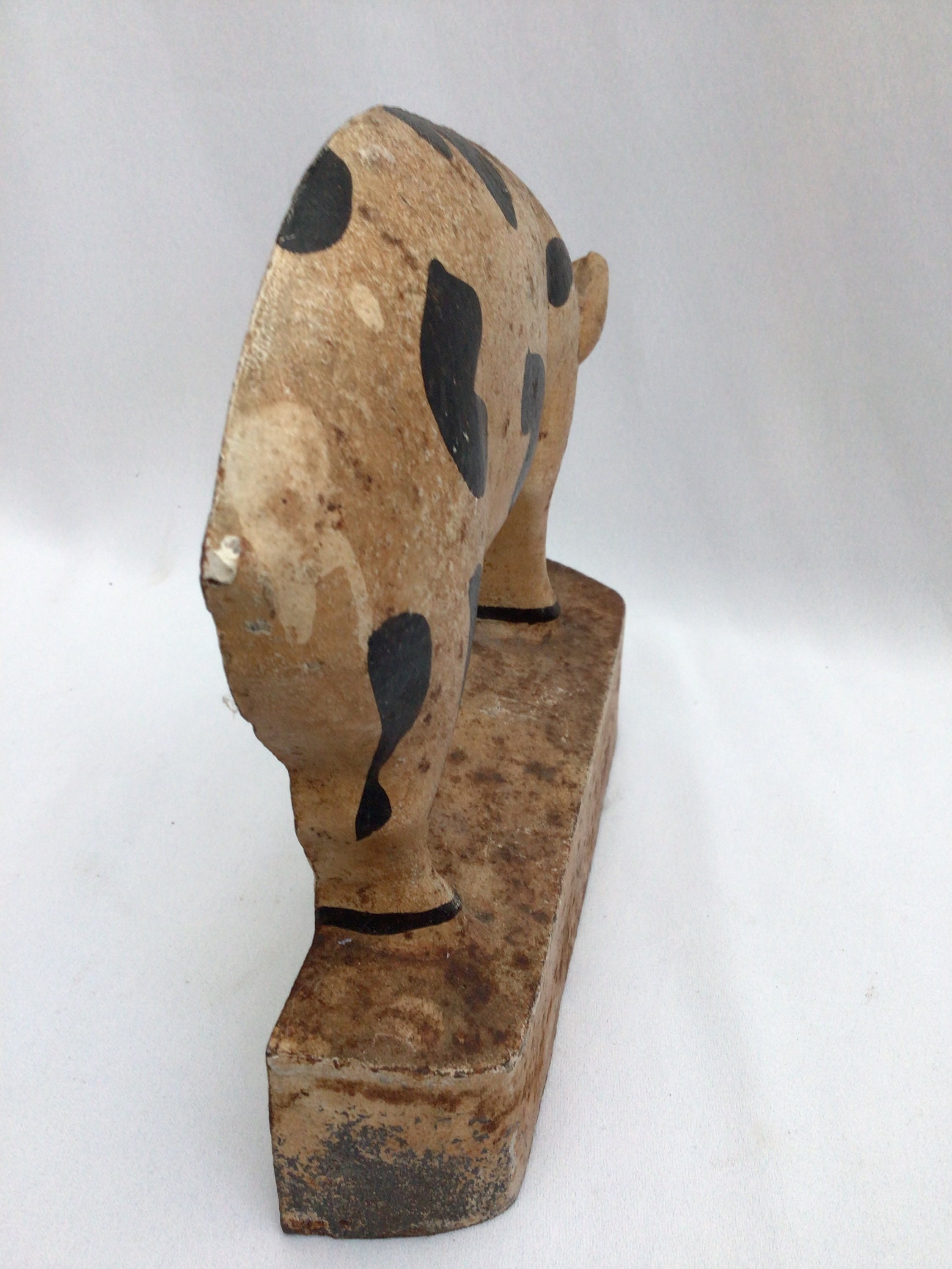 Antique Big Pig Cast Iron Door Stop - Etsy