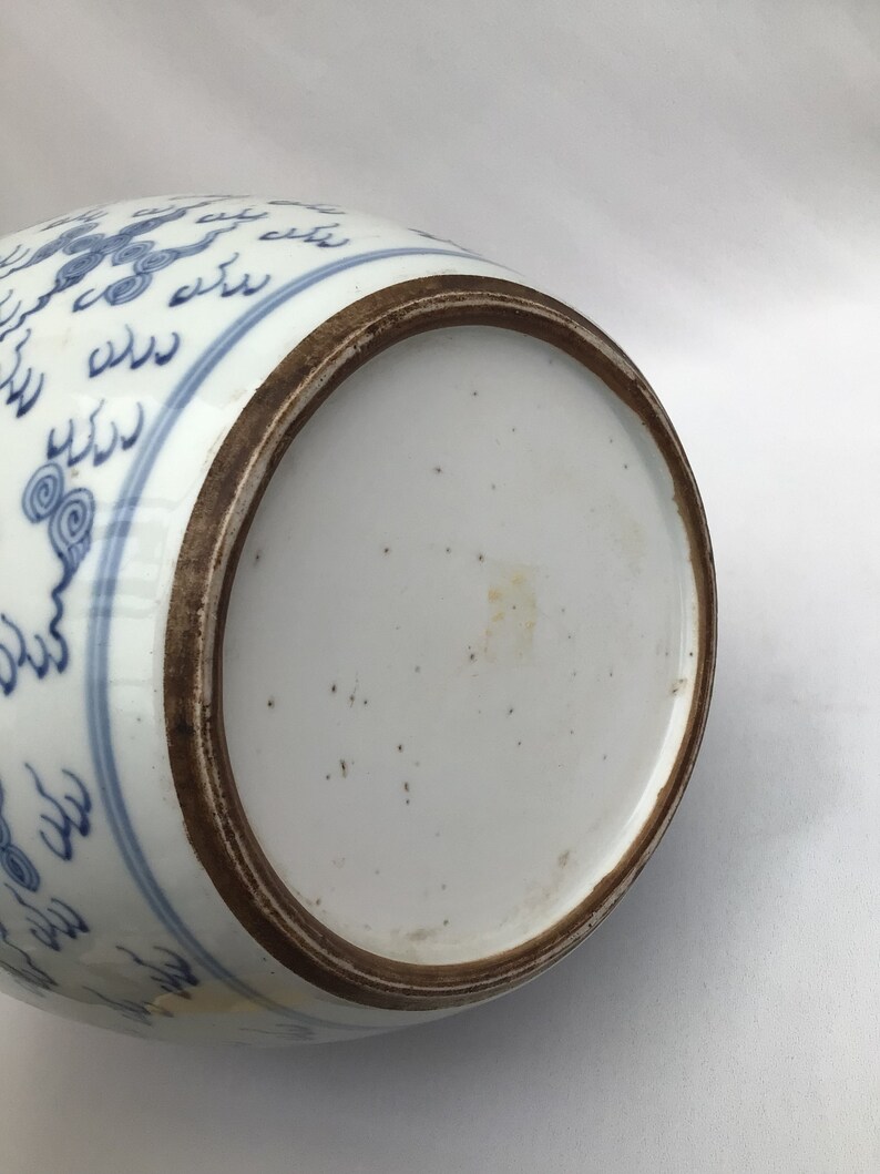 Antique Chinese Dragon and Phonics Pot. H. 18.5cm - Etsy