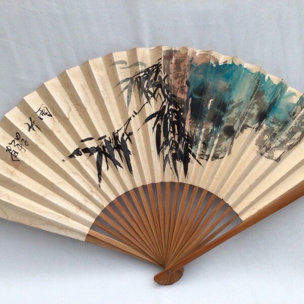 Large Japanese Fan - Etsy