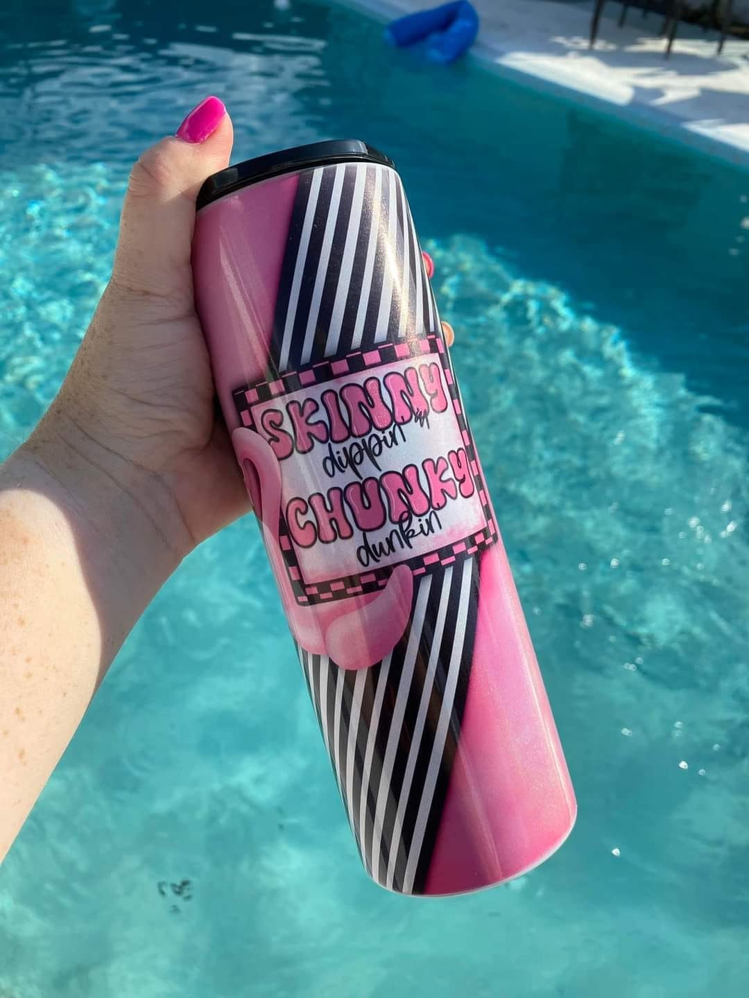 20 Oz. Skinny Dippin' & Chunky Dunkin' Tumbler - Etsy