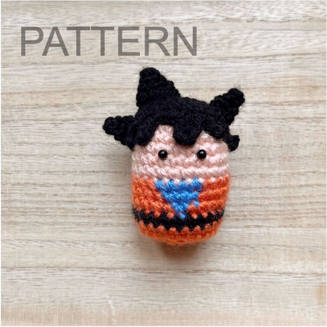 French Son Goku Dragonball Crochet Tutorial - Etsy