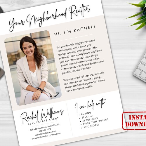 Editable Real Estate Postcard Bundle Template Introduction - Etsy