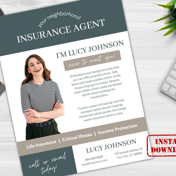 Insurance Agent Introduction - Etsy