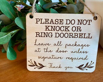 Do Not Leave Sign - Etsy