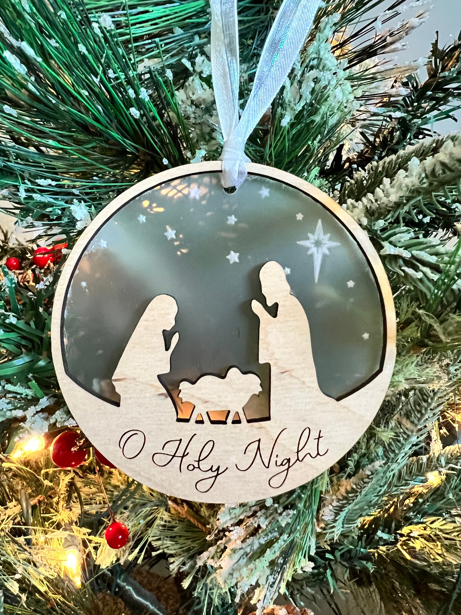 Religious Ornament, Nativity Christmas Ornament, Christian Christmas ...