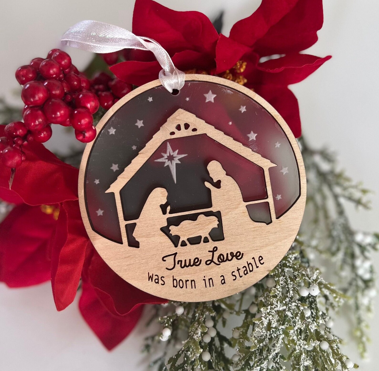 Religious Ornament, Nativity Christmas Ornament, Christian Christmas ...