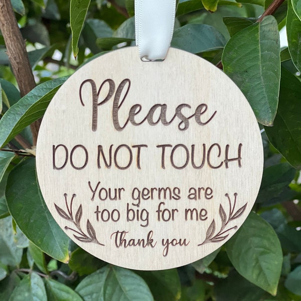 Do Not Touch Sign - Etsy