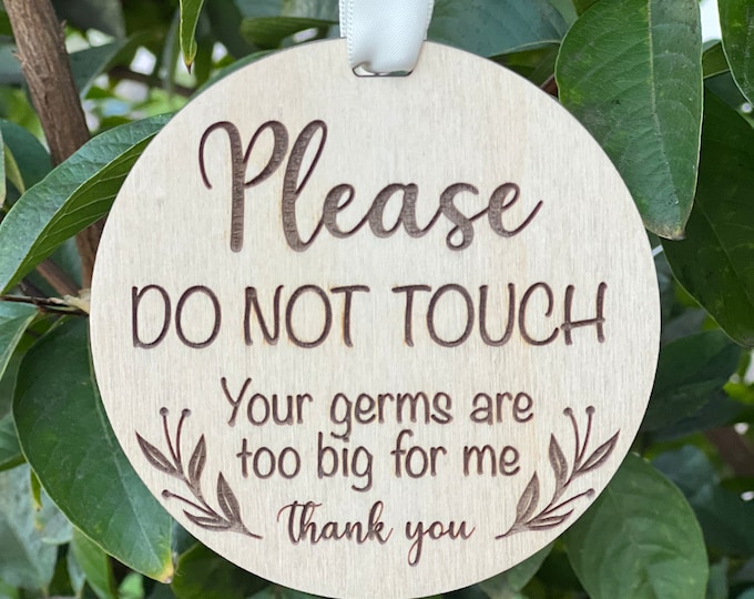 Sage Wash Your Hands Baby Sign Baby Germ Sign-germs Too Big-baby ...