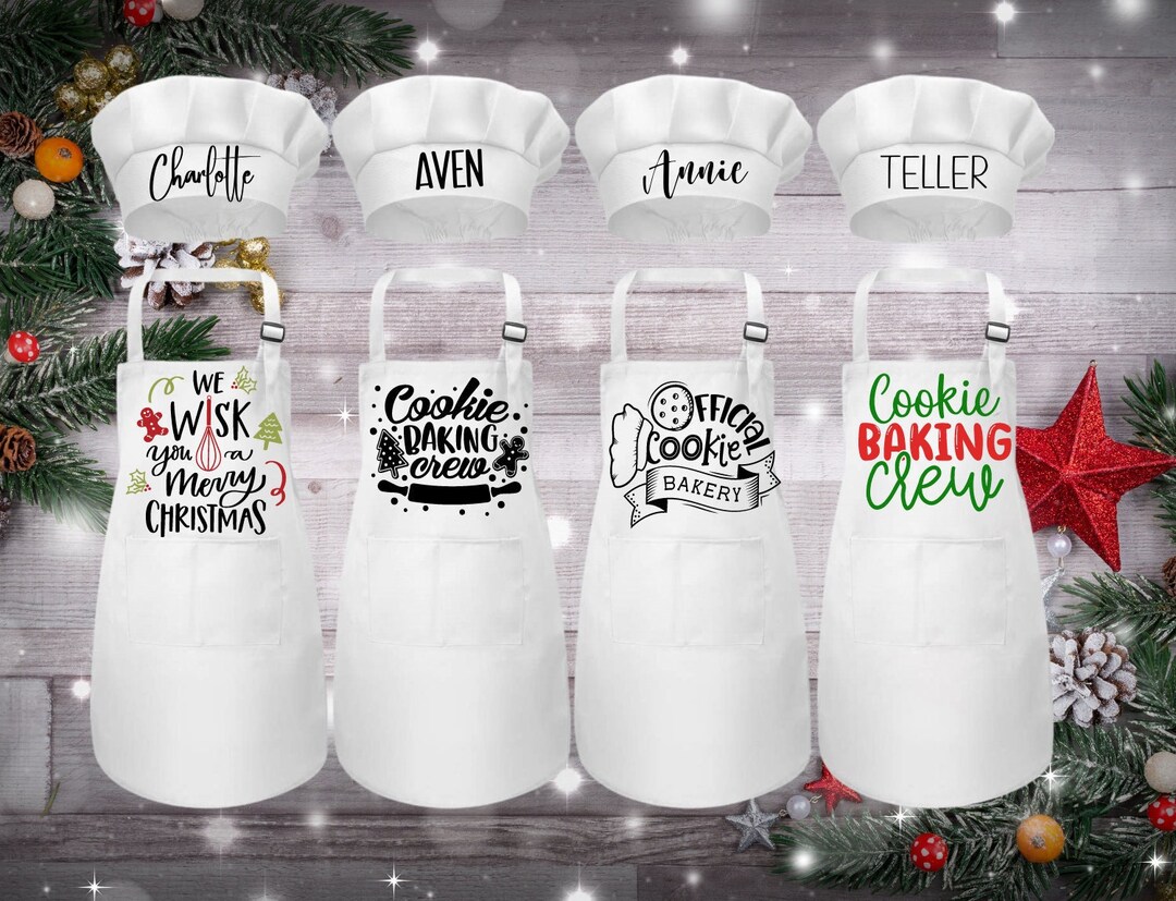 Children's Christmas Apron Personalized Christmas Apron With Matching ...