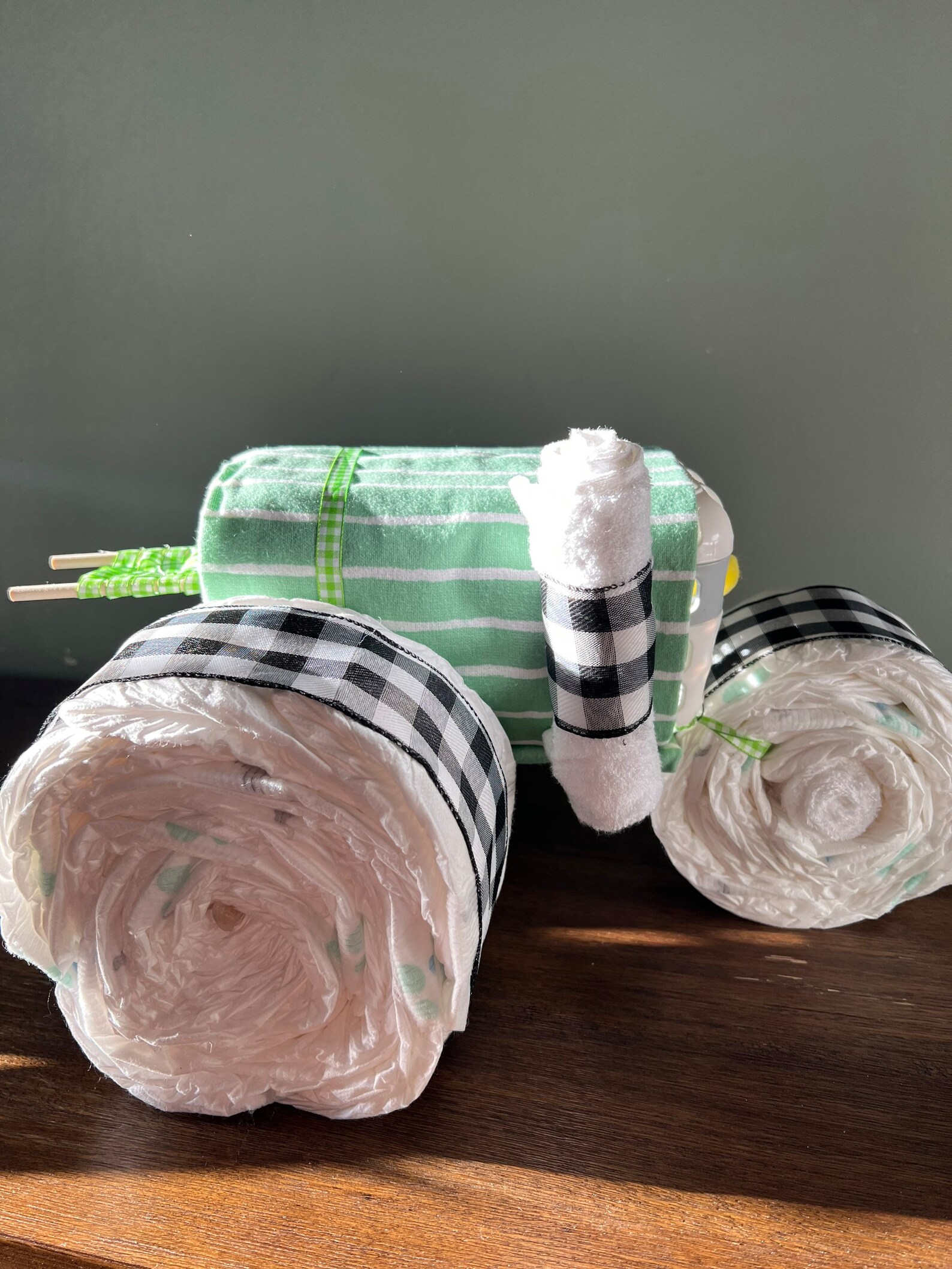 Tractor Diaper Cake | Farm Themed Baby Shower | Barnyard Baby Shower ...