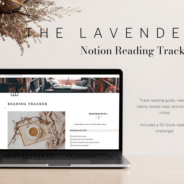 Notion Reading Dashboard - Etsy