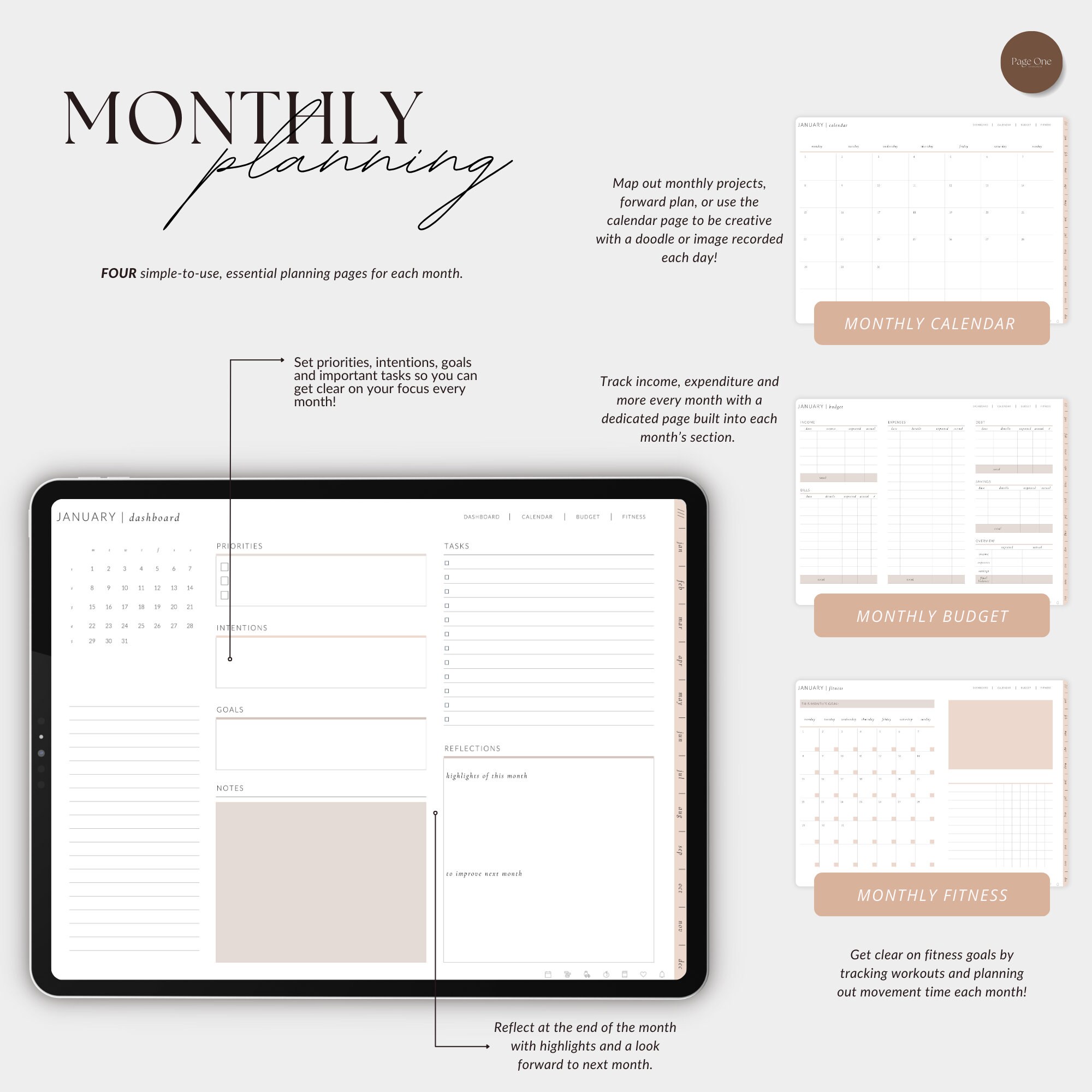 2024 Digital Planner Classic Edition // Daily, Weekly, Monthly and ...