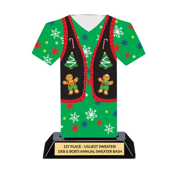 Ugly Sweater Awards and Trophy - Etsy