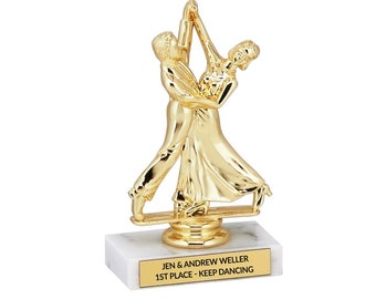 Dance Trophy With Choice of Art Work. 8 Tall. Great Award for Recitals ...