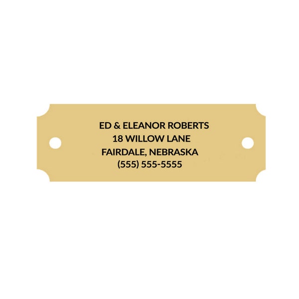 2 Inch Name Plates - Etsy