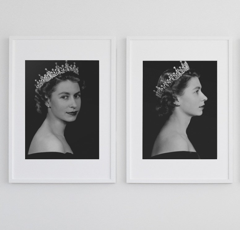 Queen Elizabeth II Portrait | Iconic Print | Jubilee | Wall Art ...