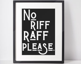 Riff Raff Art - Etsy
