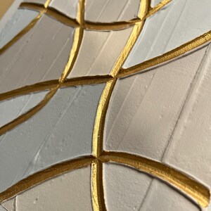 Mosaic Artwork | Plaster Art | Beige Textured Structure Abstract ...