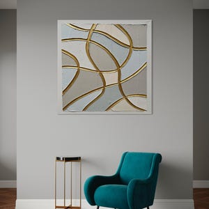 Mosaic Artwork | Plaster Art | Beige Textured Structure Abstract ...