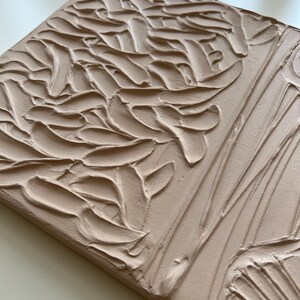 Large SEA SHELLS Minimalist Wall Art | Plaster Art | Beige Textured ...