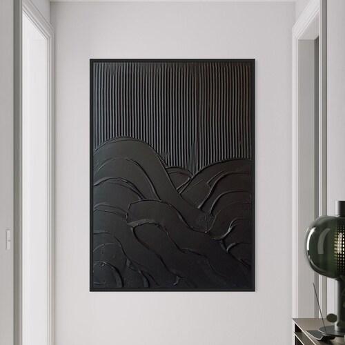 Minimalist Abstract Wall Art Painting 3D Spackle Wall Art - Etsy