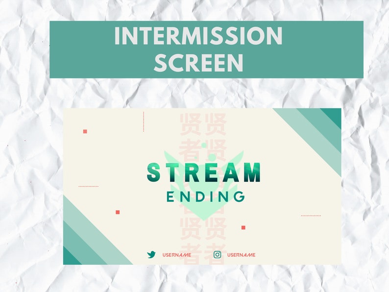Easy to Use Animated Twitch Overlay Starting, Ending, Brb Screen ...