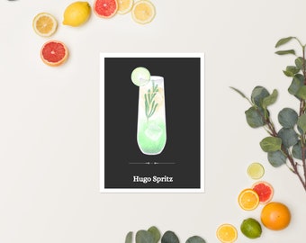 Hugo Spritz Bar Sign Make Your Own Cocktail Hugo Spritz Recipe Cocktail ...