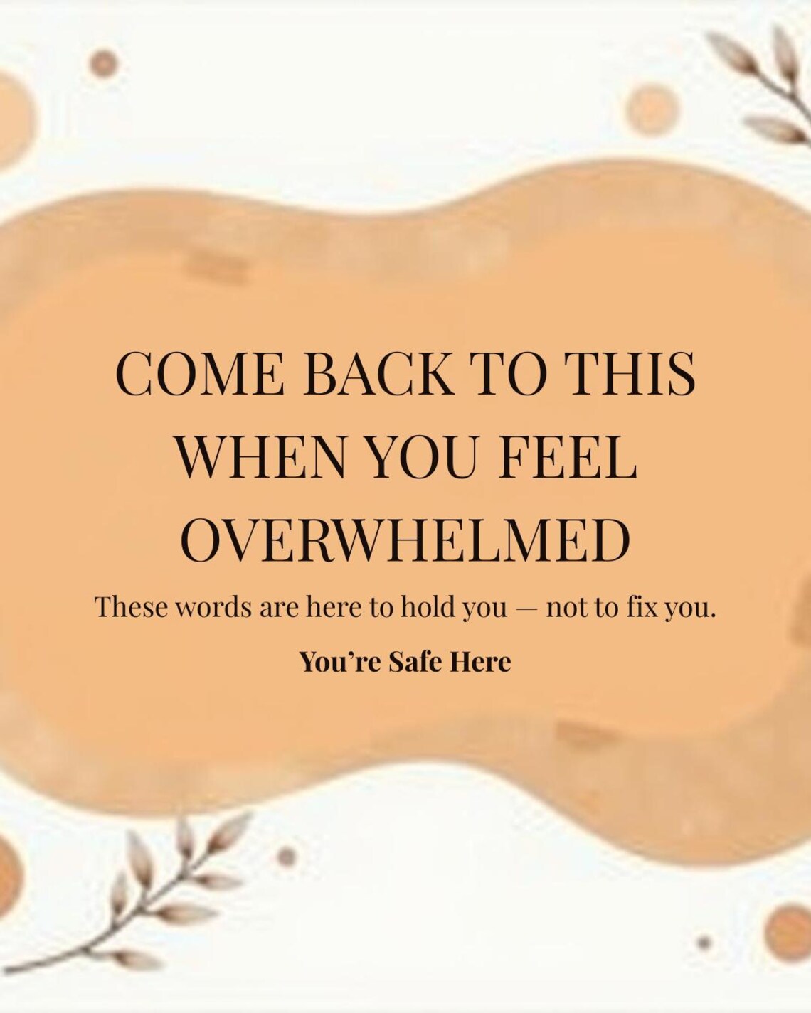 Pause and Process Therapy Canva Templates | 5-slide Healing Carousel ...