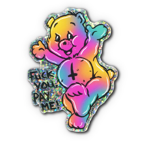Fuck Pay Me Sticker Etsy