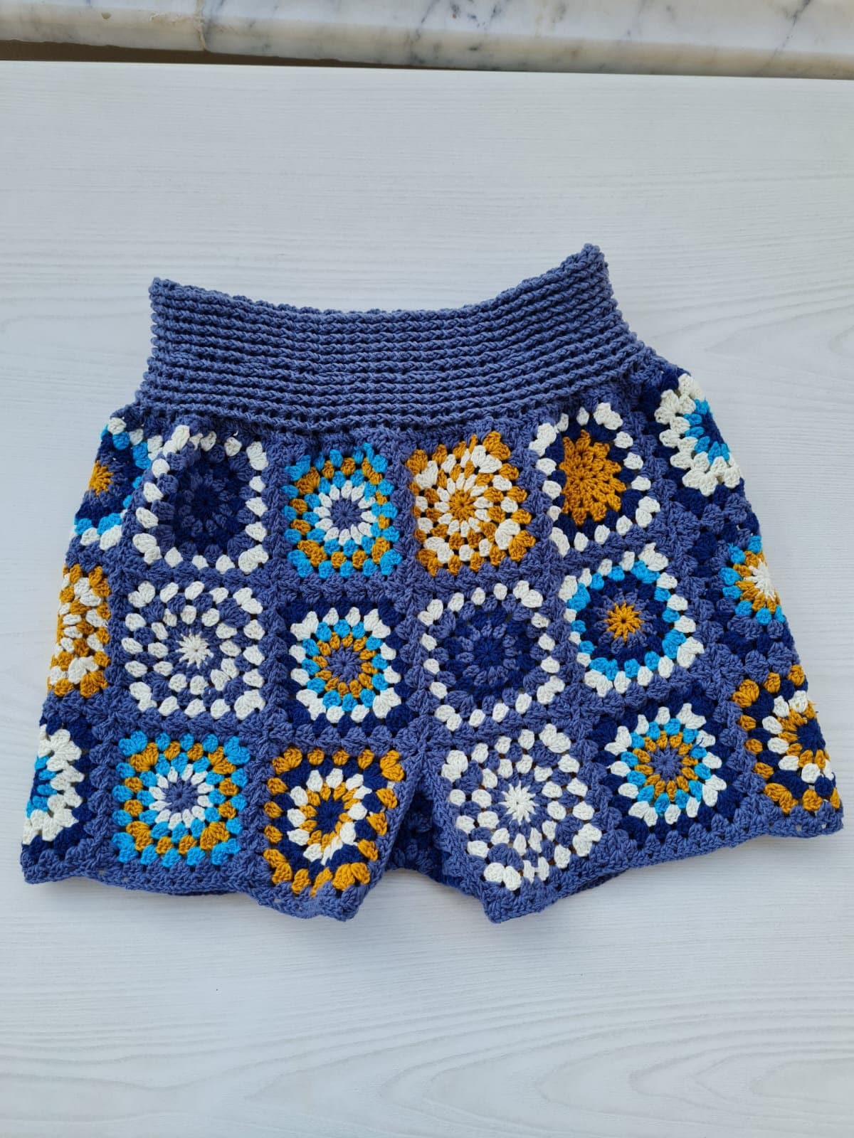 Granny Square Shorts, Crochet Shorts, Handmade Shorts - Etsy