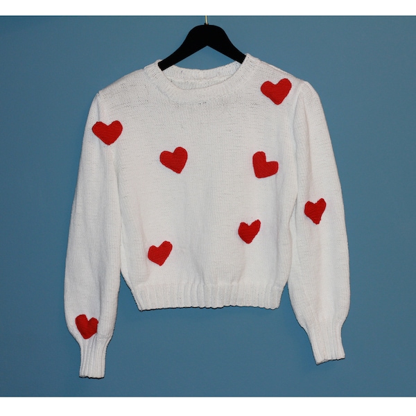 Heart Sweater - Etsy