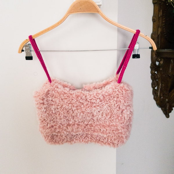 Fur Crop Top - Etsy