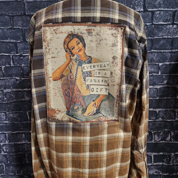 Funny Flannel Shirt - Etsy