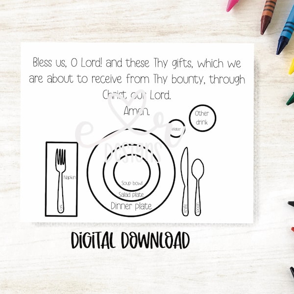 Catholic Meal Prayer - Etsy