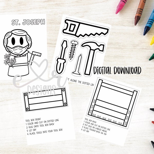 Joseph Coloring Sheet - Etsy