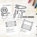 St. Joseph Coloring Sheet / Tool Box Craft / Catholic Saint / Catholic ...