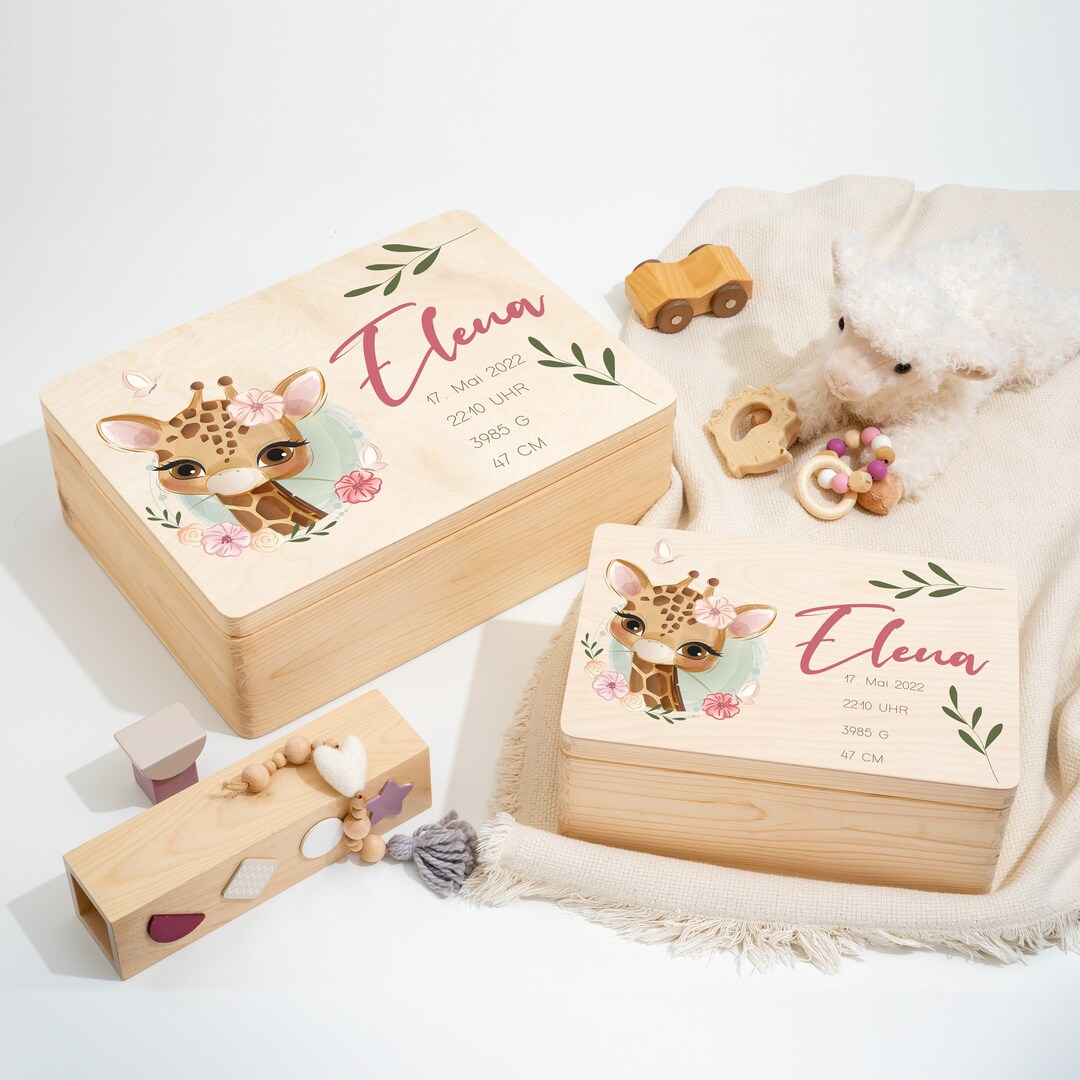 Baby Memory Box Personalized Memory Box for Babies and Children Gift ...