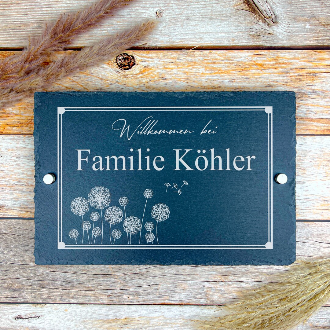 Slate Door Sign | Personalized and Stylishly Designed | Unique Gift for ...