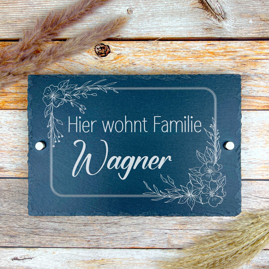 Slate Door Sign | Personalized and Stylishly Designed | Unique Gift for ...