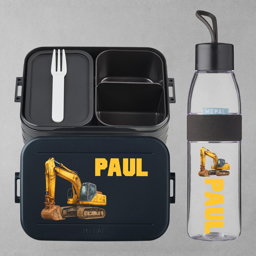 Personalized Mepal Lunch Box With Compartments + Bottle | Gift for ...