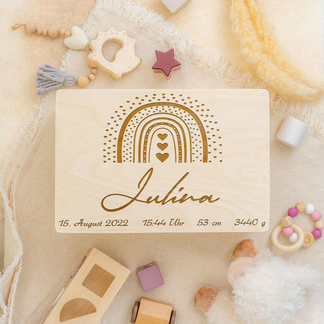 Souvenir Box Baby and Child Personalized Souvenir Box Wooden - Etsy
