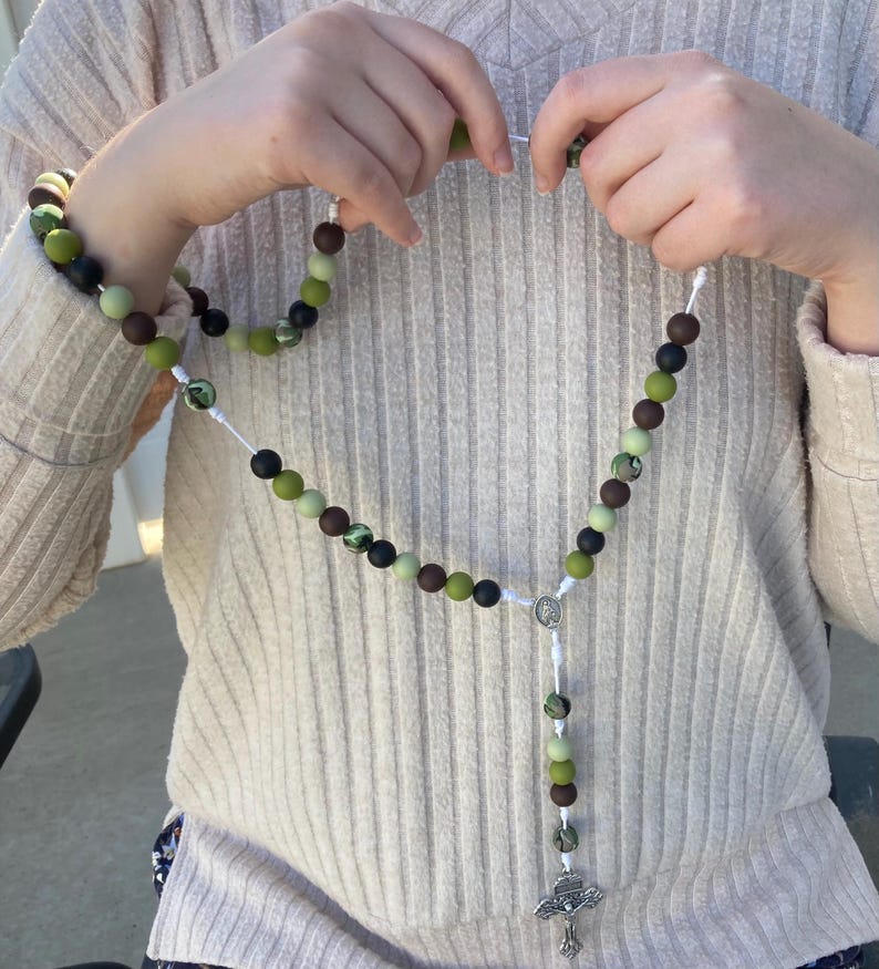 Large Catholic Silicone Rosary Beads - Patriotic and Many Colors ...