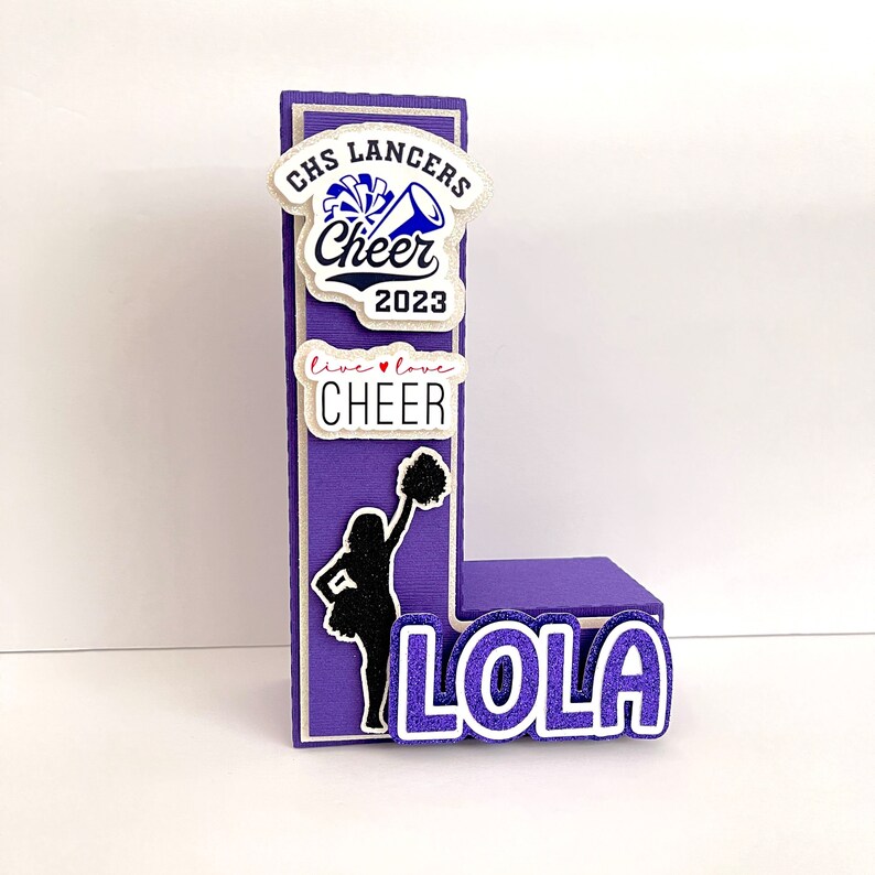 Cheer Team Gifts 3D Letter Personalized Cheerleader Gift - Etsy
