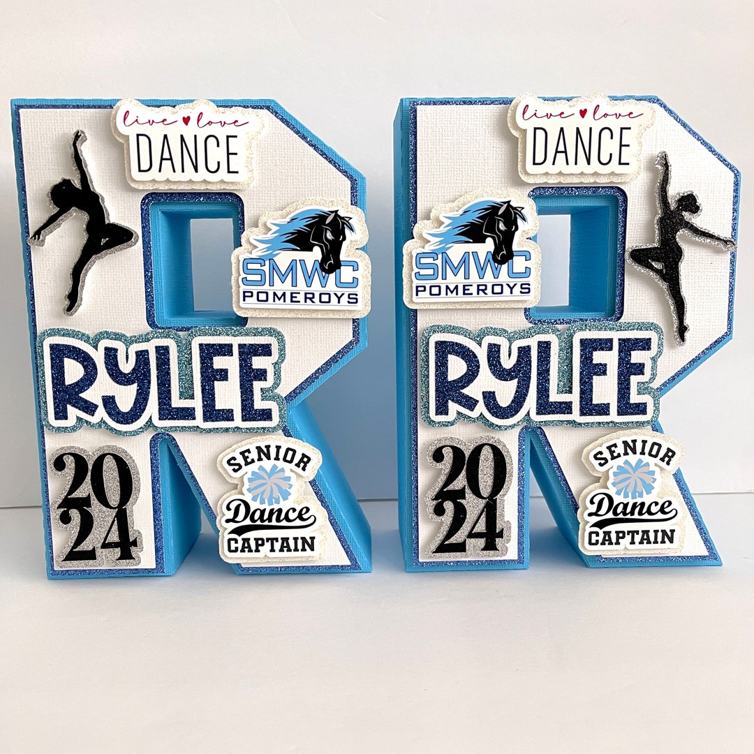 Dance Team Gifts 3D Letter Personalized Dance Team Gift Senior Dance ...
