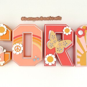 Groovy Birthday 3D Letters | Groovy One | Two Groovy | One Groovy Babe ...