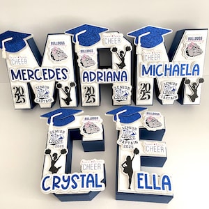Cheer Team Gifts 3D Letter | Personalized Cheerleader Gift | Cheer ...